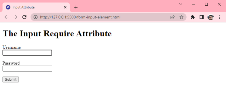 What Is Form Input Element Its Types And Attributes