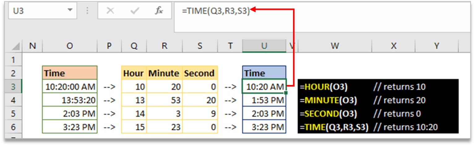 Date and Time Formula in MS Excel - AIYO IT Tutorial