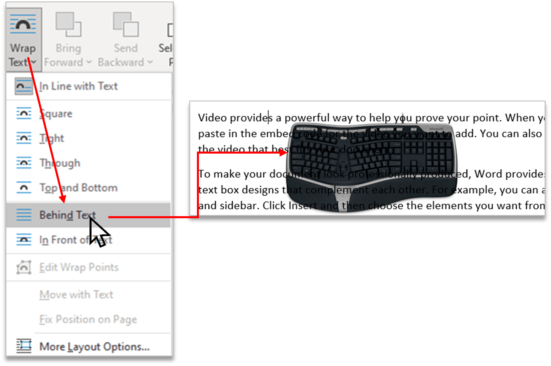What is the use of Arrange in Page Layout? - AIYO IT